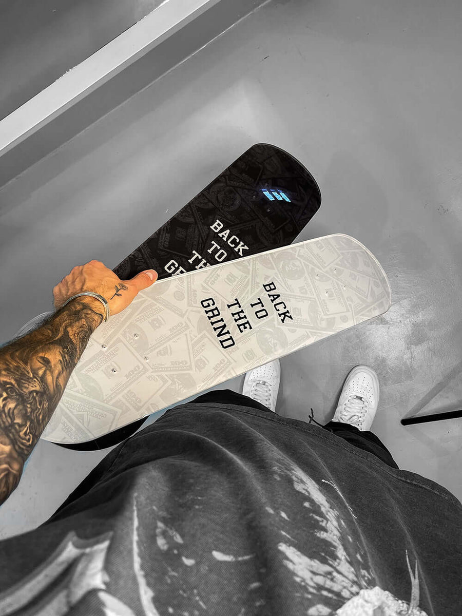 Crystal Skateboard Deck - White | Apart Studio